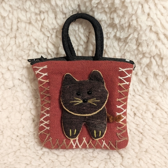 Bags | Handmade Cat Coin Purse | Poshmark